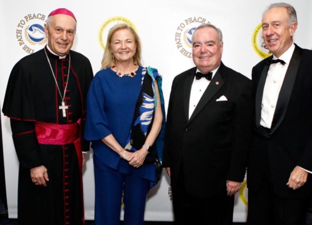 Fra John T Dunlap receives the Path to Peace Award - Embassy of the ...